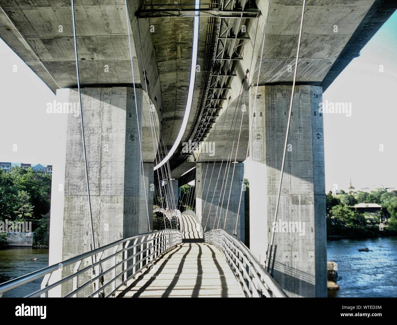 Pathway over river hi-res stock photography and images - Alamy