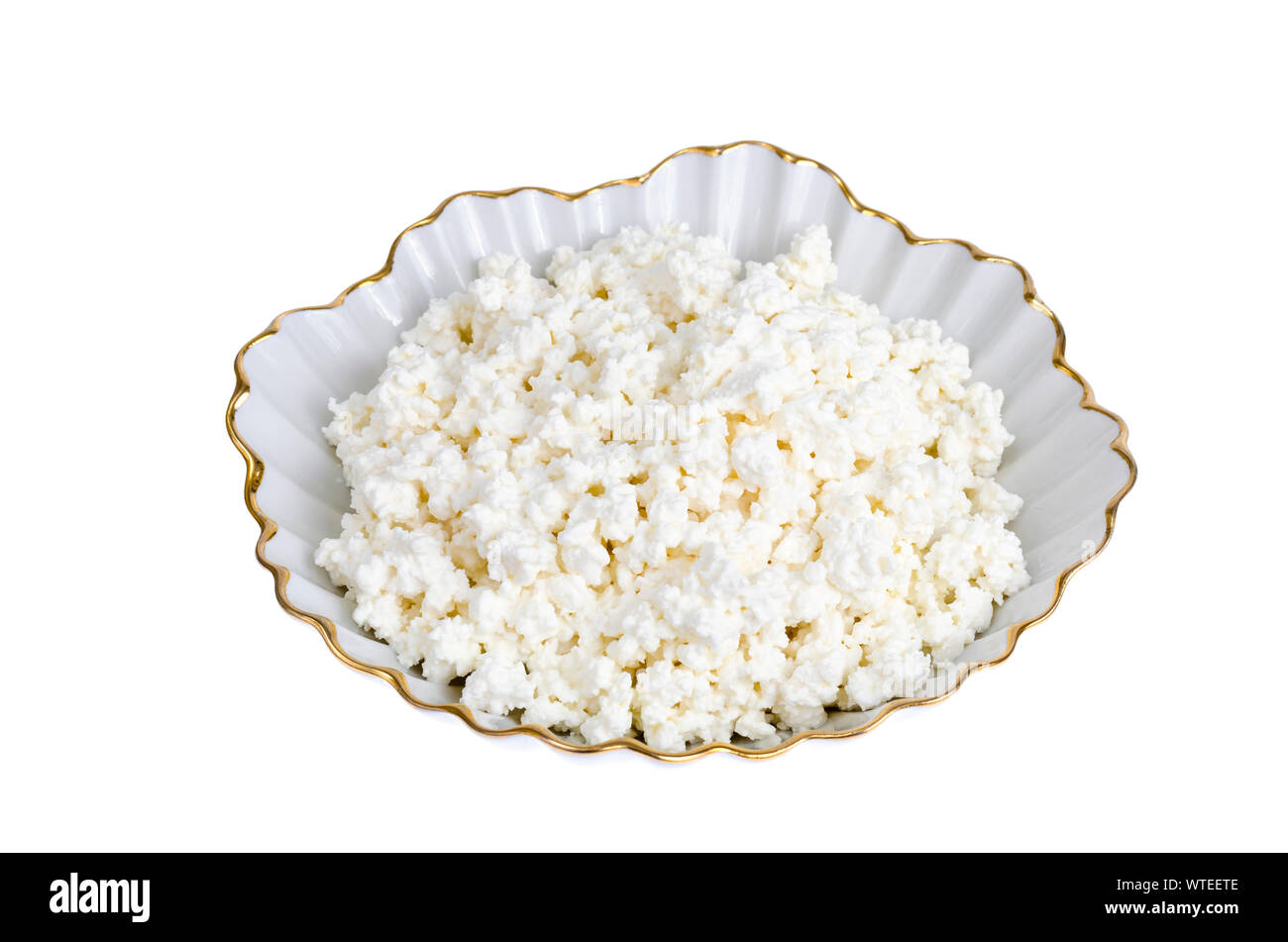 Homemade cottage cheese, dairy products. Studio Photo Stock Photo - Alamy