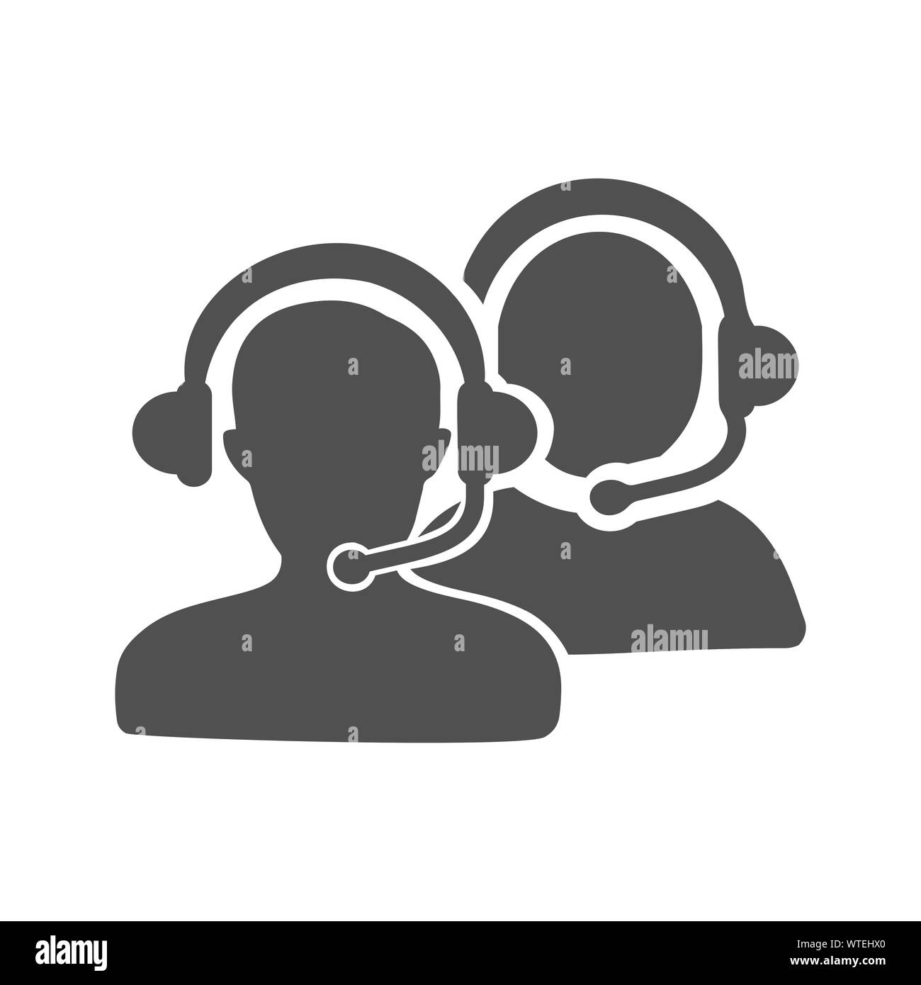 Customer Support Icon, call center Stock Vector Image & Art - Alamy