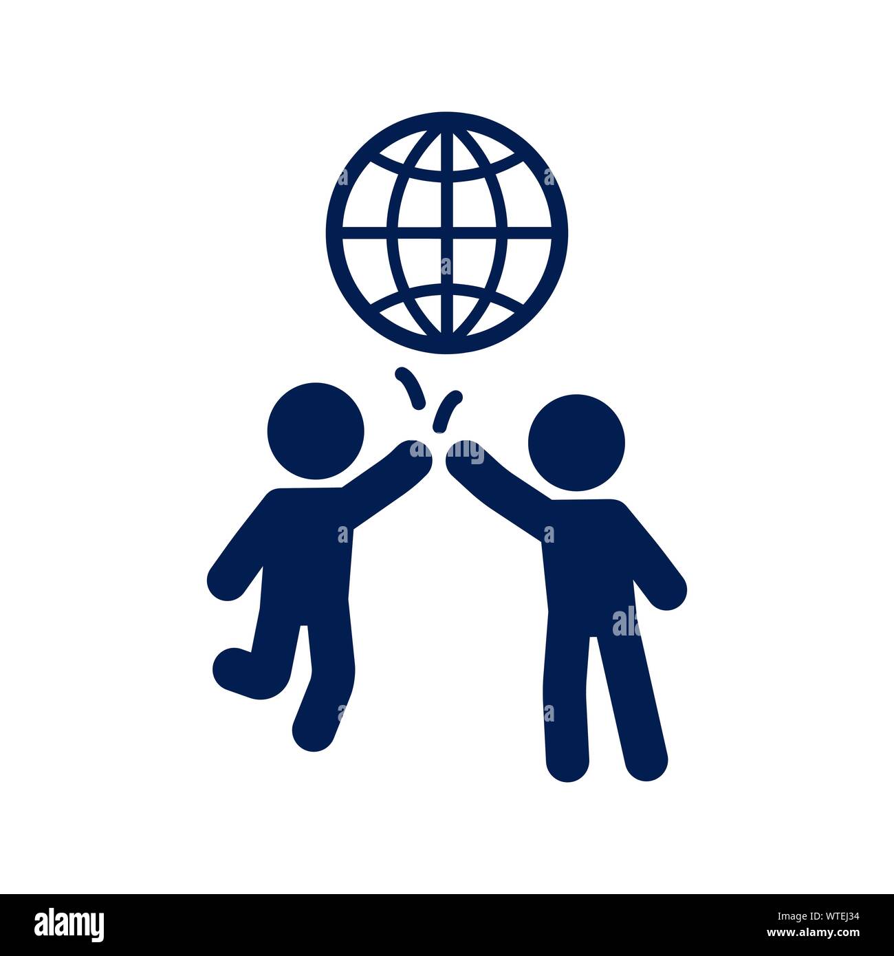 Business partner, partnership, success icon Stock Vector Image & Art ...