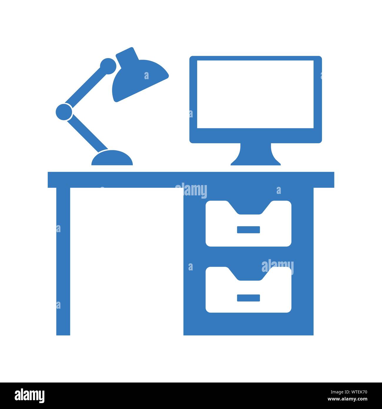 Cubicle icon vector vectors hi-res stock photography and images - Alamy