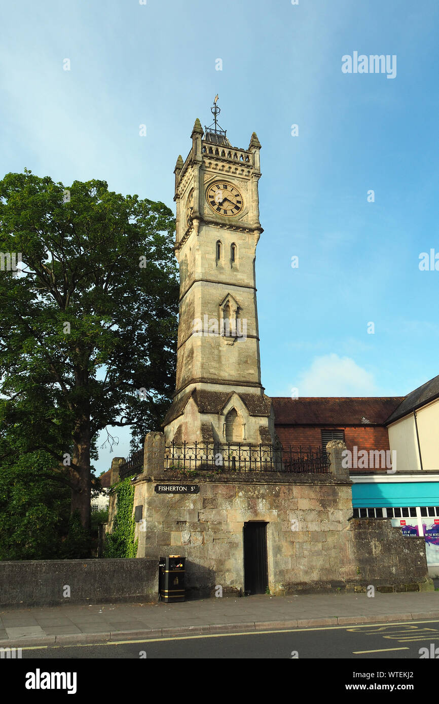 Robert's Clock tower in Fisherton Street, Salisbury, Anglia, United ...