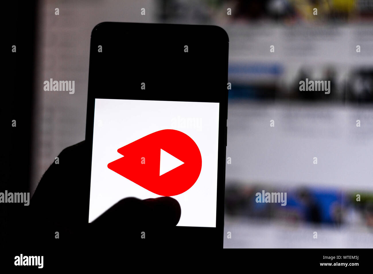 September 1, 2019, Brazil: In this photo illustration the Google ...