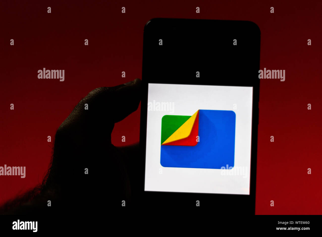 September 1, 2019, Brazil: In this photo illustration the Google Files ...