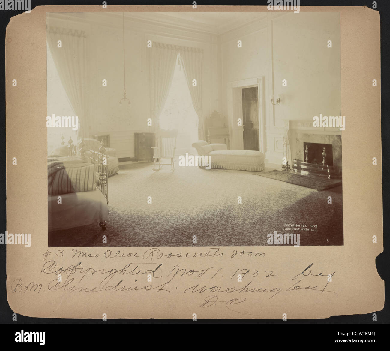 Miss Alice Roosevelt's room Stock Photo - Alamy