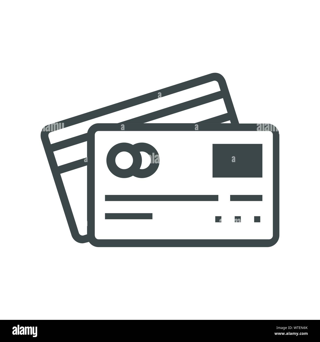 Mastercard icon Black and White Stock Photos & Images - Alamy