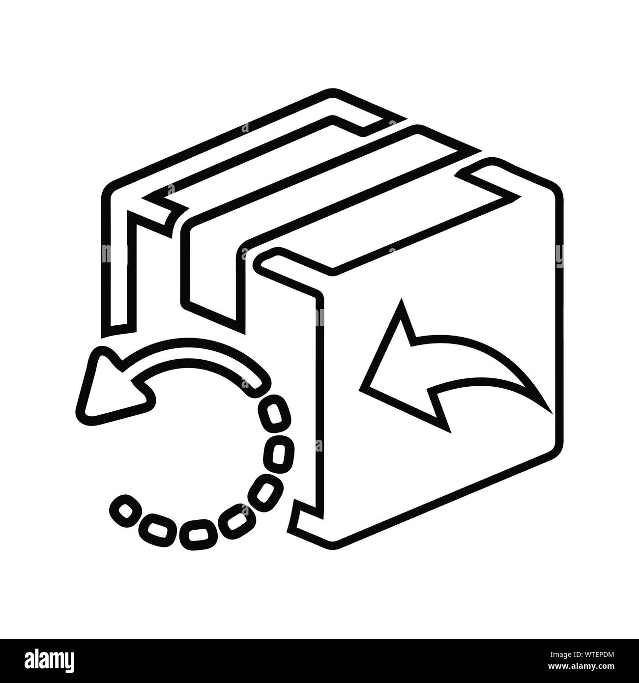 Back icon Cut Out Stock Images & Pictures - Alamy