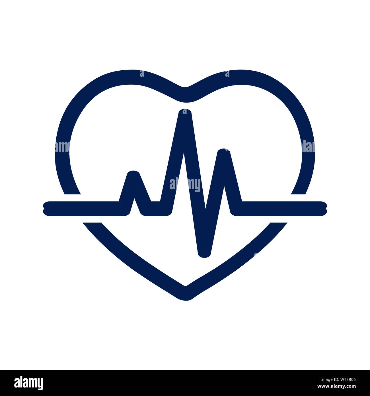 Heart Pulse Icon Stock Vector Image & Art - Alamy