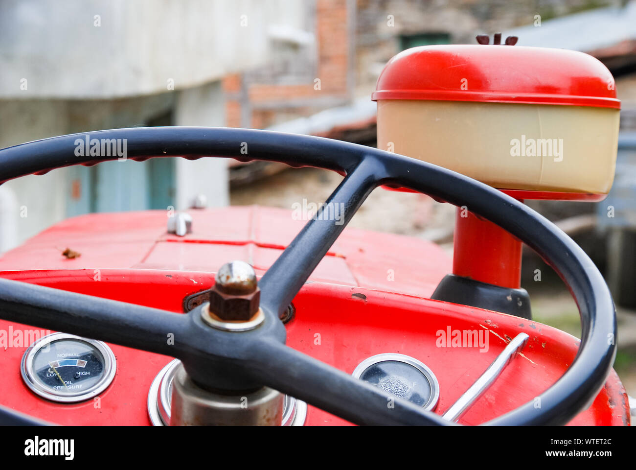 Dashboard of the tractor hi-res stock photography and images - Alamy
