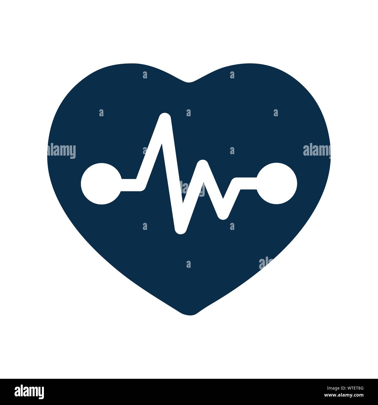 Heart Pulse Icon Stock Vector Image & Art - Alamy