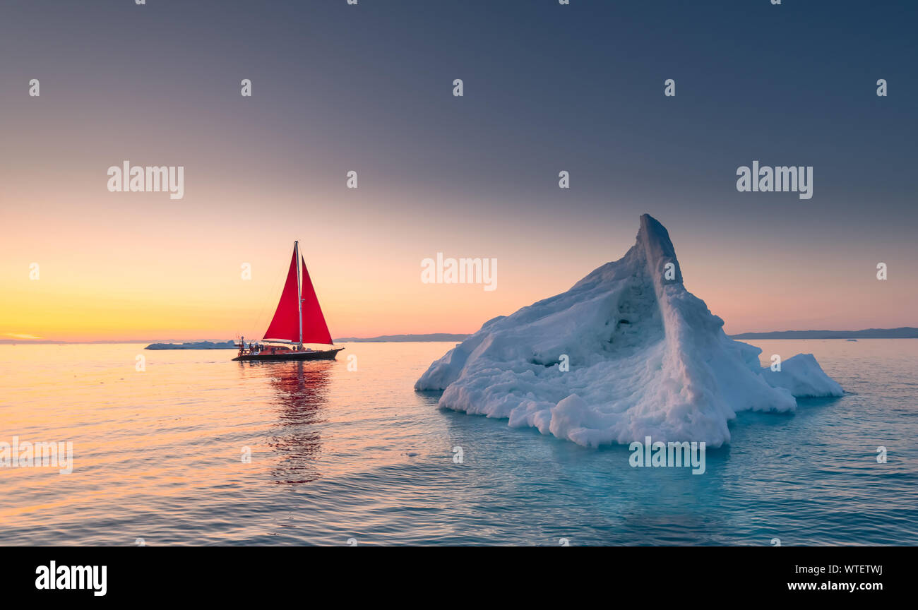 Beautiful landscape in Greenland Stock Photo - Alamy