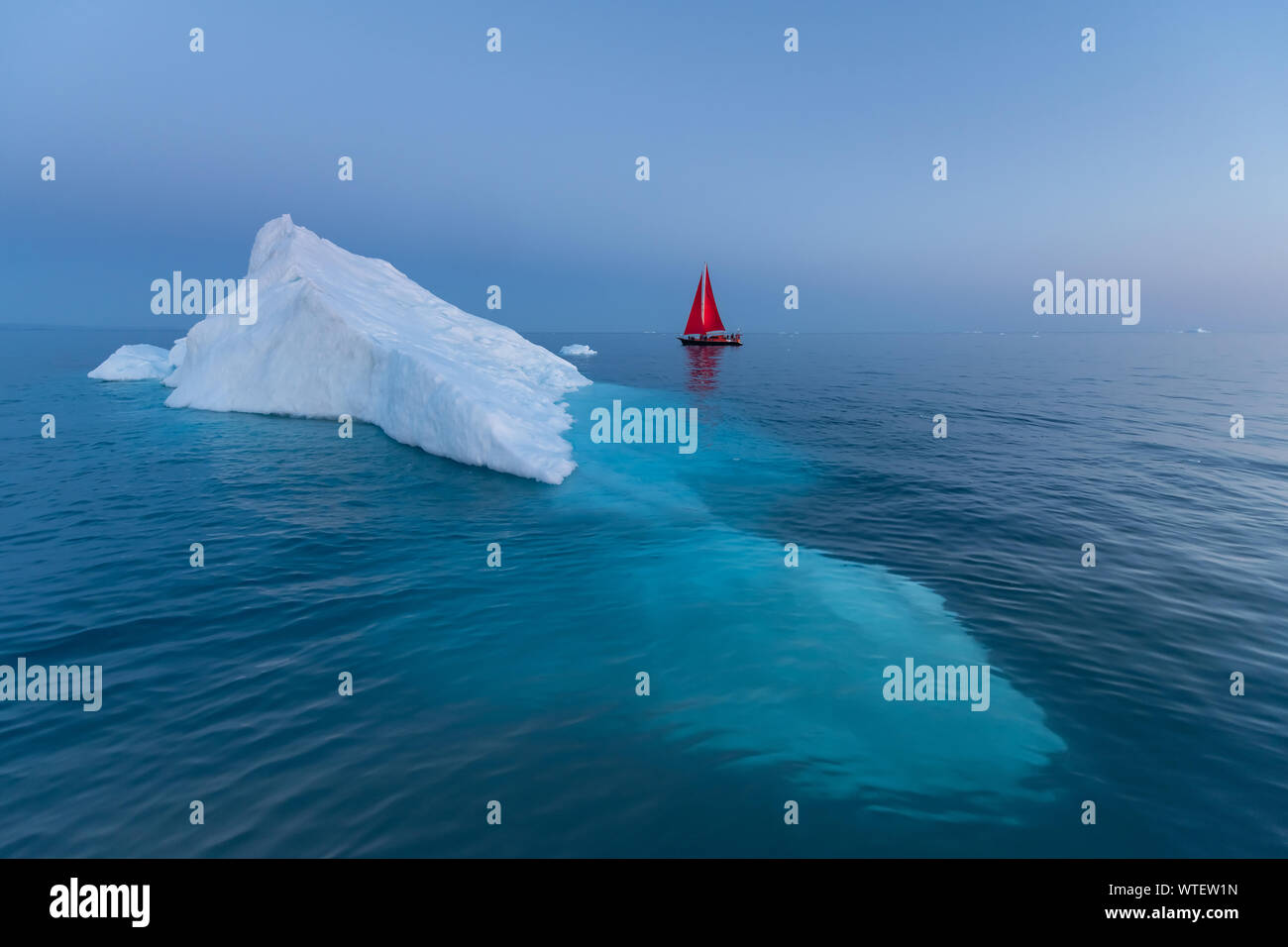 Beautiful landscape in Greenland Stock Photo - Alamy