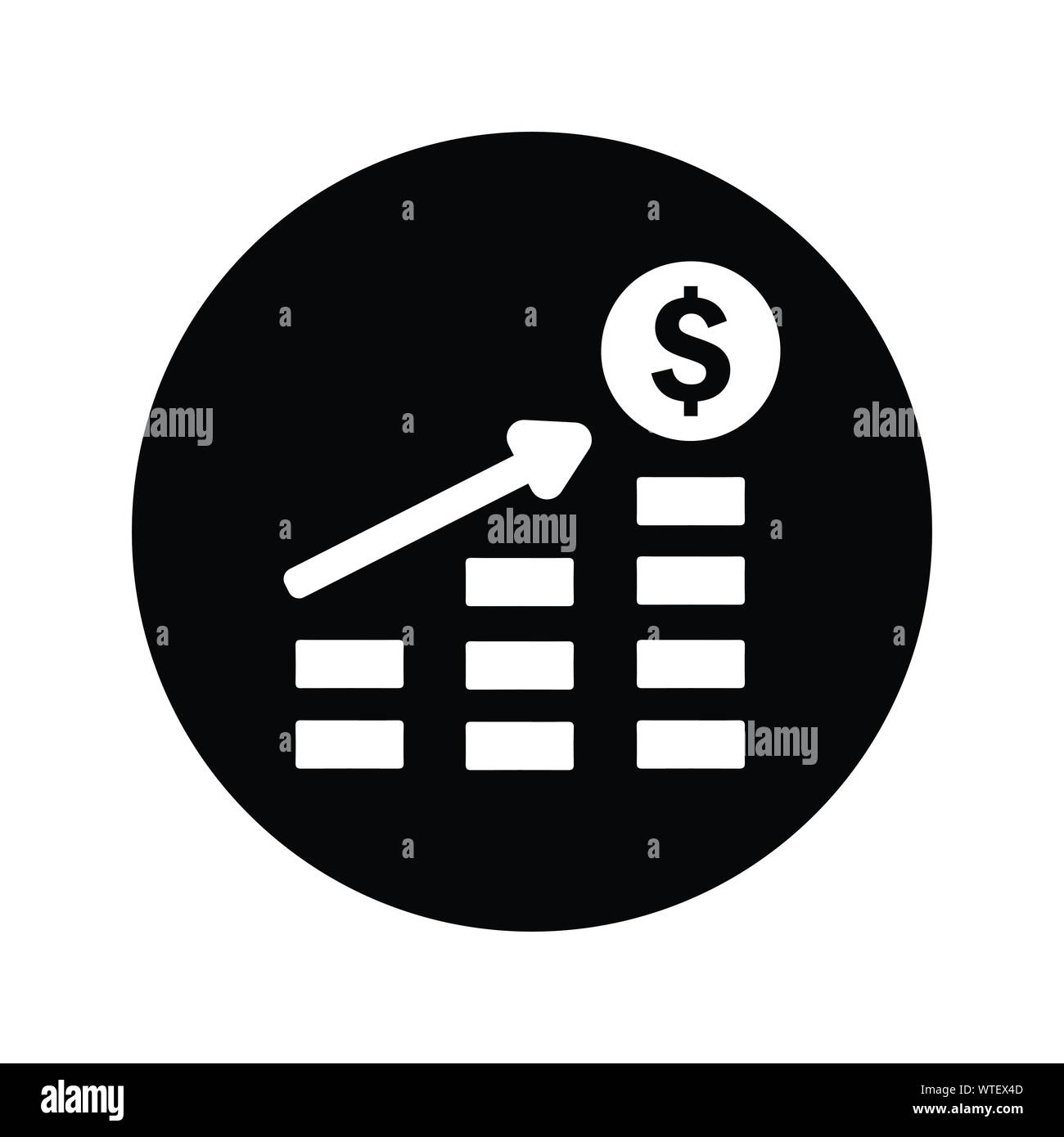 Profit, Earning, Sales Growth Icon Stock Vector Image & Art - Alamy