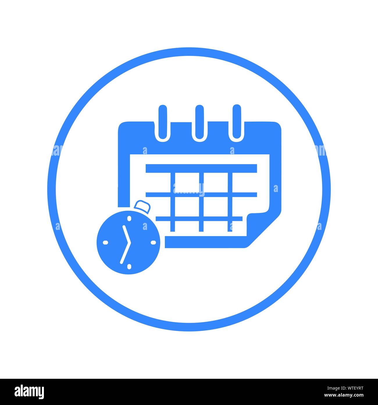 Schedule Icon, Calendar Icon Stock Vector Image & Art - Alamy