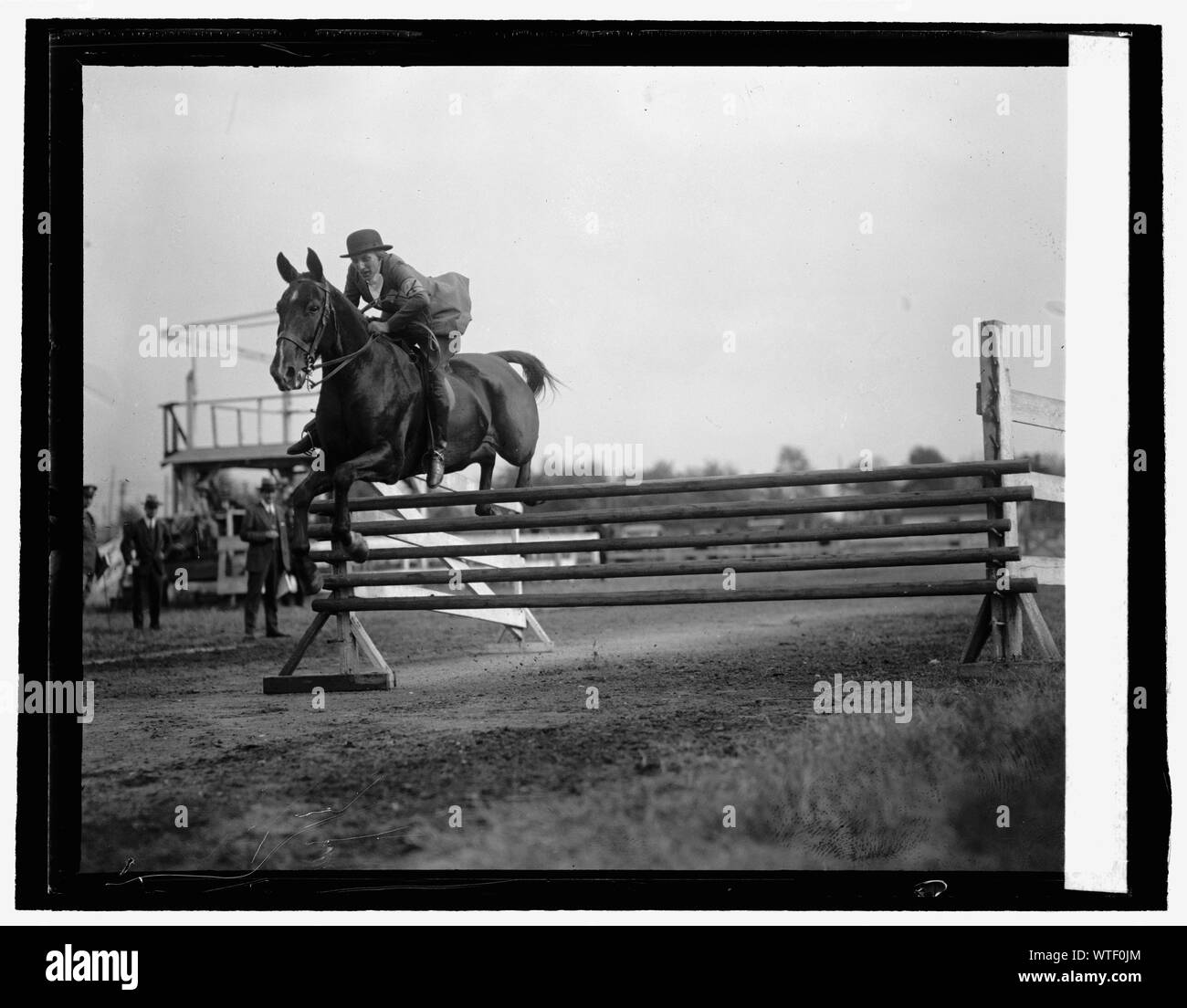 Miss Elizabeth Jackson at Rock Creek Hunt Club field day, 10/15/25 ...