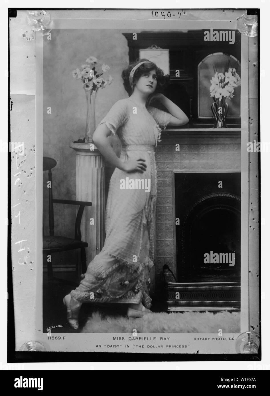 Miss Gabrielle Ray as Daisy in the The Dollar Princess, Bassano Photo ...