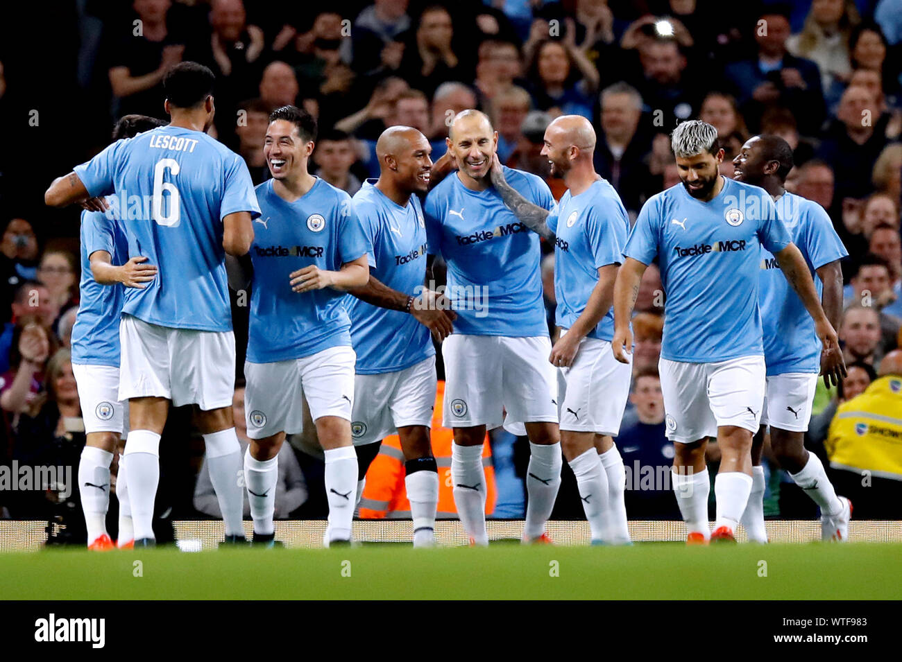 Manchester city legends hi-res stock photography and images - Alamy
