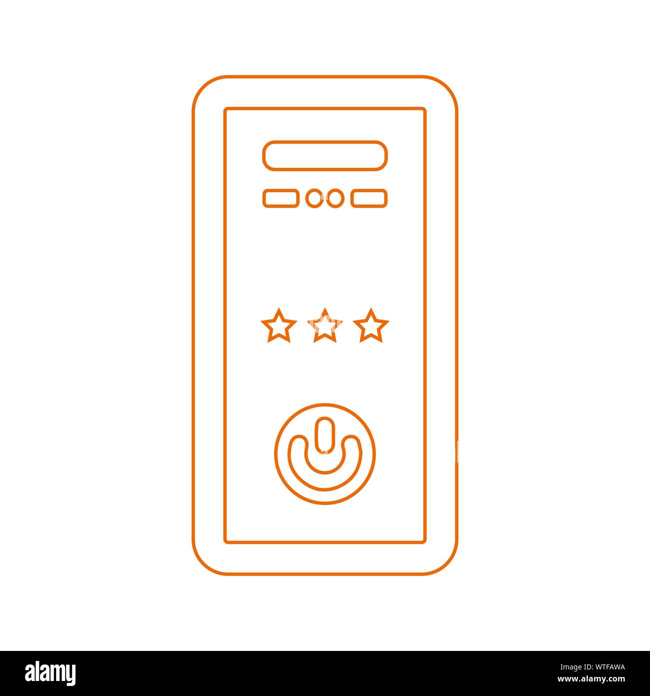 CPU Hardware, Case, PC, Desktop Equipment Icon Stock Vector Image & Art ...