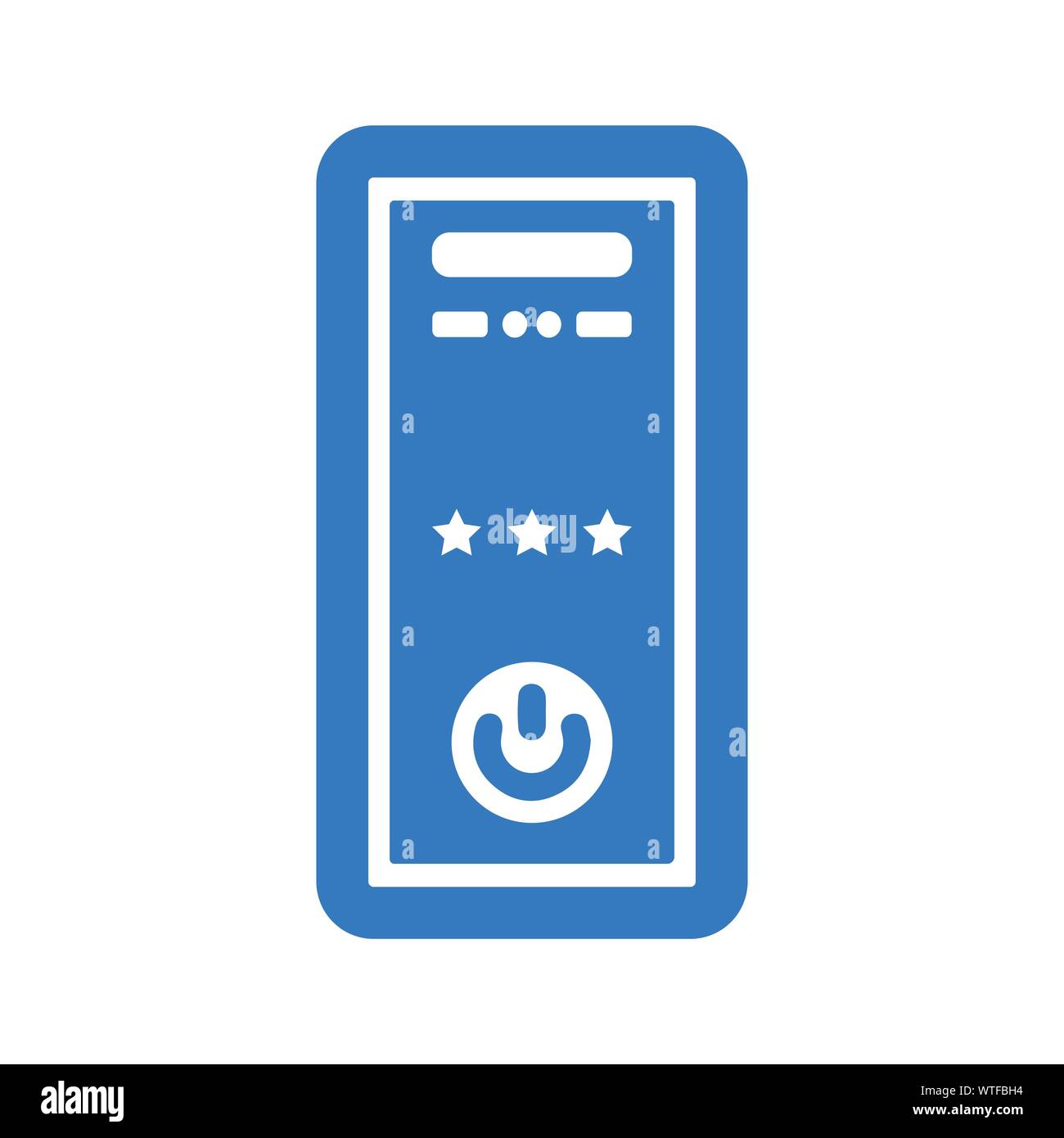 CPU Hardware, Case, PC, Desktop Equipment Icon Stock Vector Image & Art ...