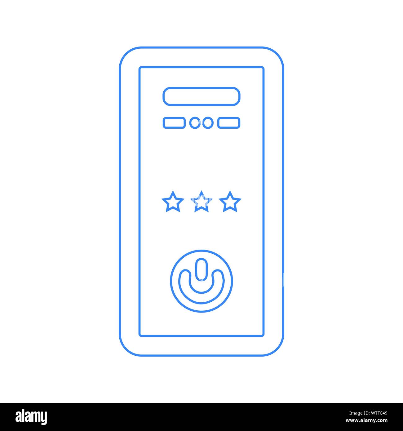 CPU Hardware, Case, PC, Desktop Equipment Icon Stock Vector Image & Art ...