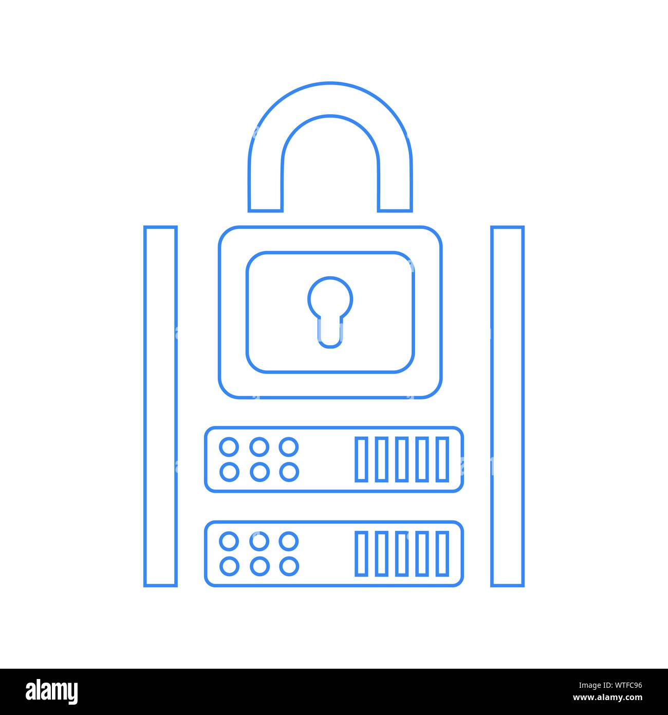 Lock host Stock Vector Images - Alamy