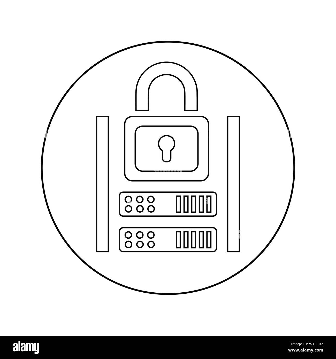 Data storage server center Black and White Stock Photos & Images - Alamy