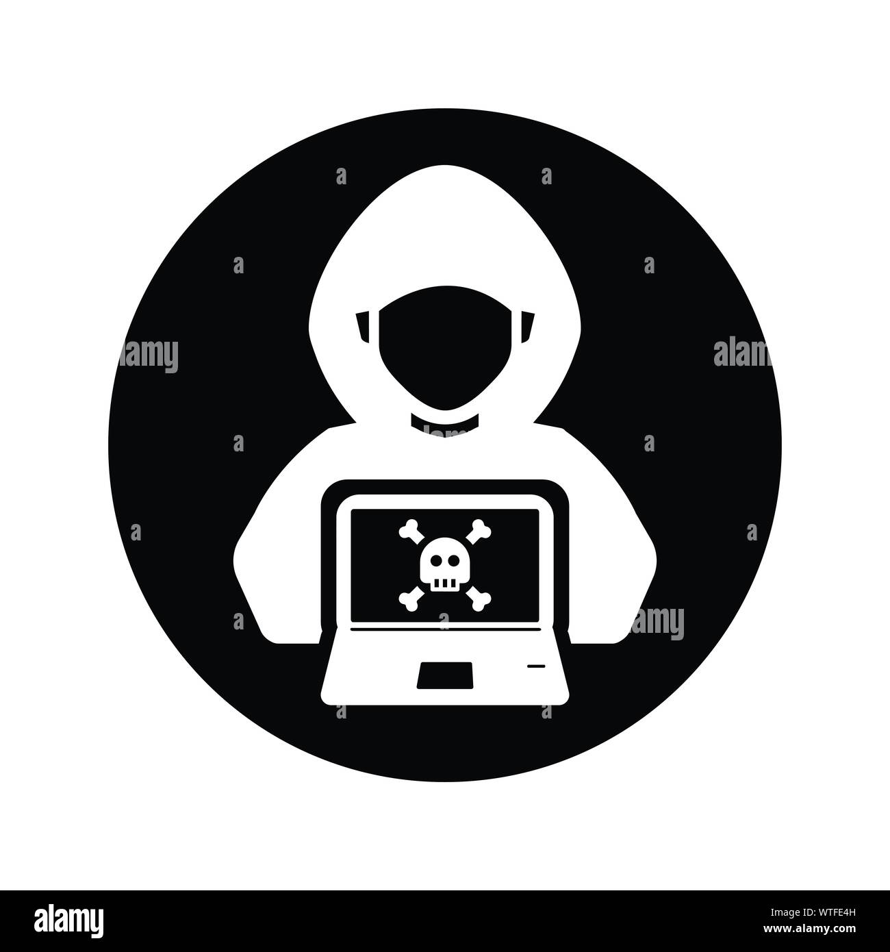 Hacker Icon, Hacking, Cyber Crime Stock Vector Image & Art - Alamy