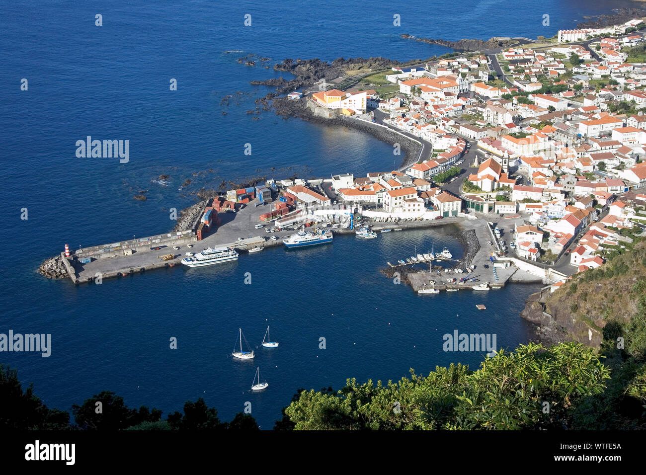 Velas harbour azores hi-res stock photography and images - Alamy