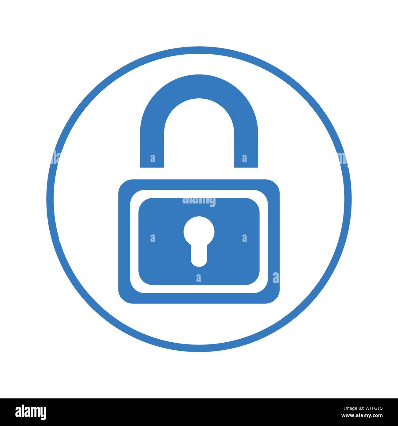 Lock Padlock Security Key Icon Stock Vector Image And Art Alamy