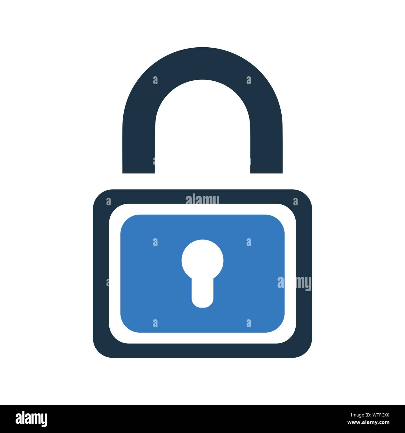 Lock Padlock Security Key Icon Stock Vector Image And Art Alamy