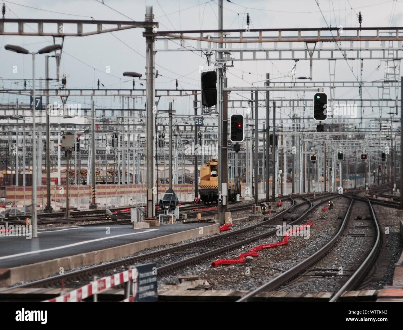 Railway poles hi-res stock photography and images - Alamy