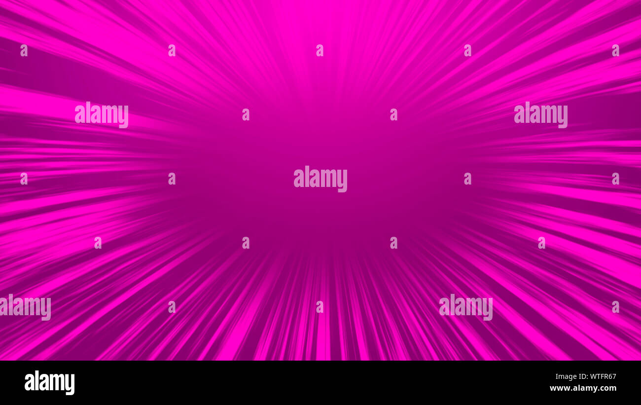 Comic speed radial pink background. Manga speed frame Stock Photo - Alamy