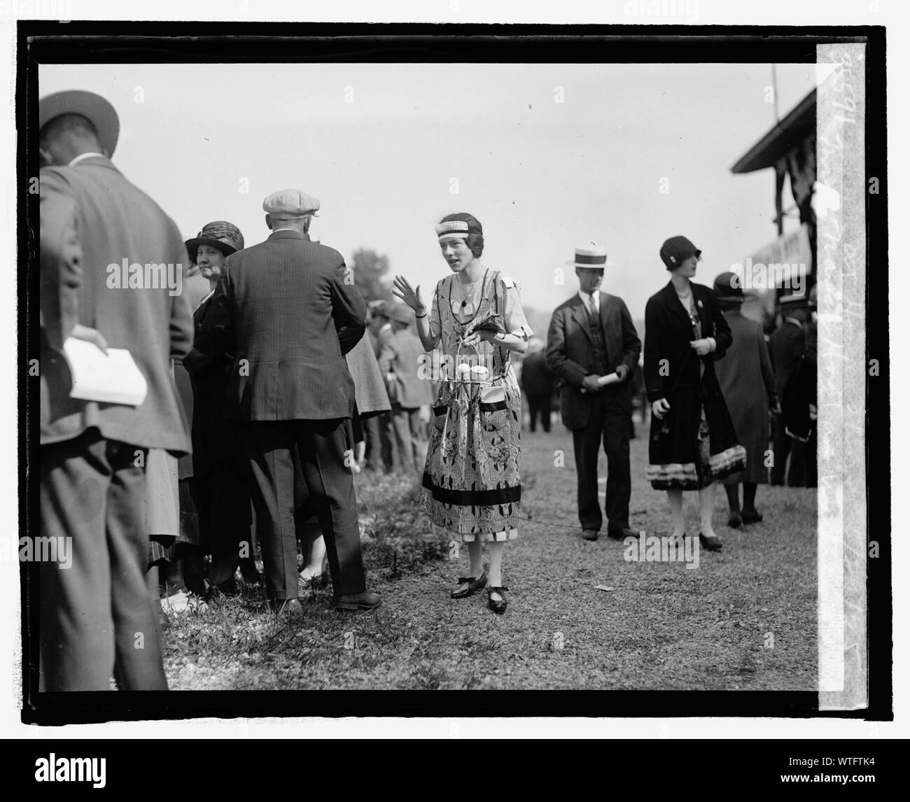 Miss Nancy Hoyt as waitress at horse show, 5/20/25 Stock Photo - Alamy