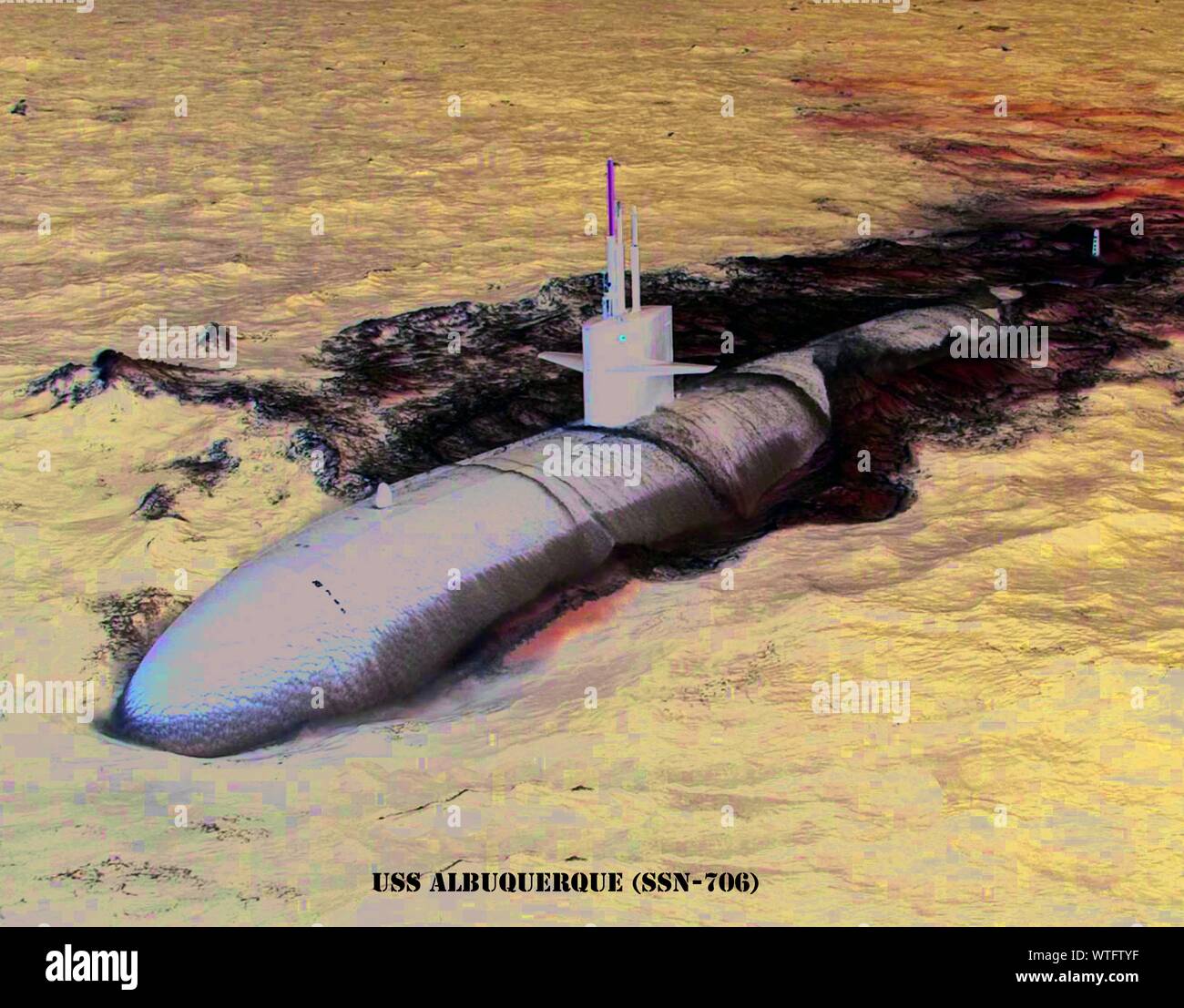 USS ALBUQUERQUE (SSN-706 Stock Photo - Alamy