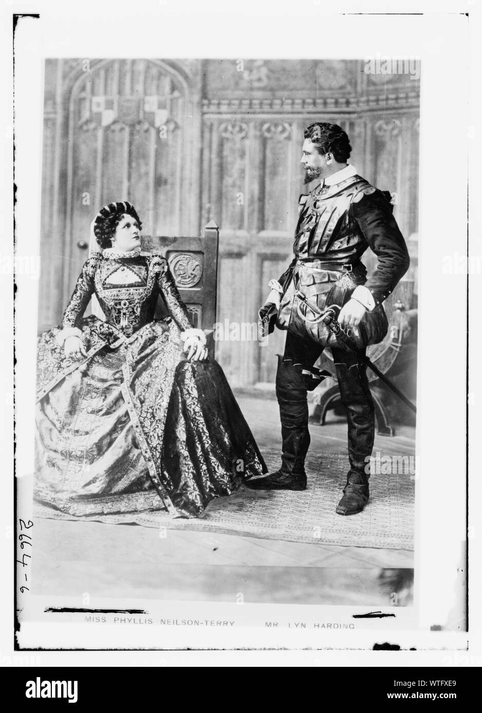 Miss Phyllis Neilson-Terry, Mr. Lyn Harding Stock Photo - Alamy