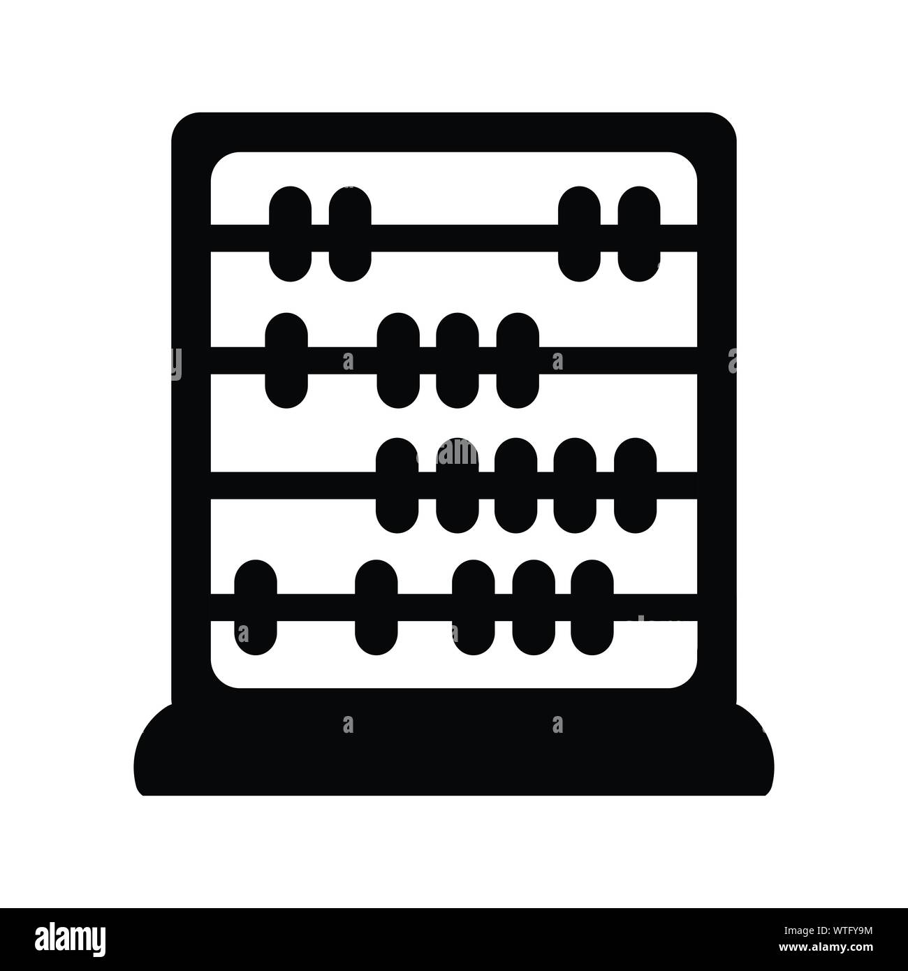 Vector Abacus Icon Stock Vector Image & Art - Alamy