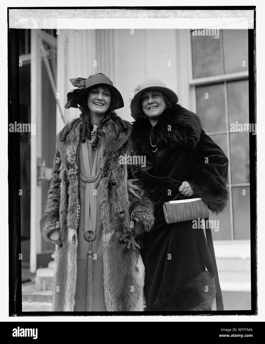 Miss Ruth Malcomson and Mother, Mrs. Augusta Malcomson, 1/30/25 Stock ...