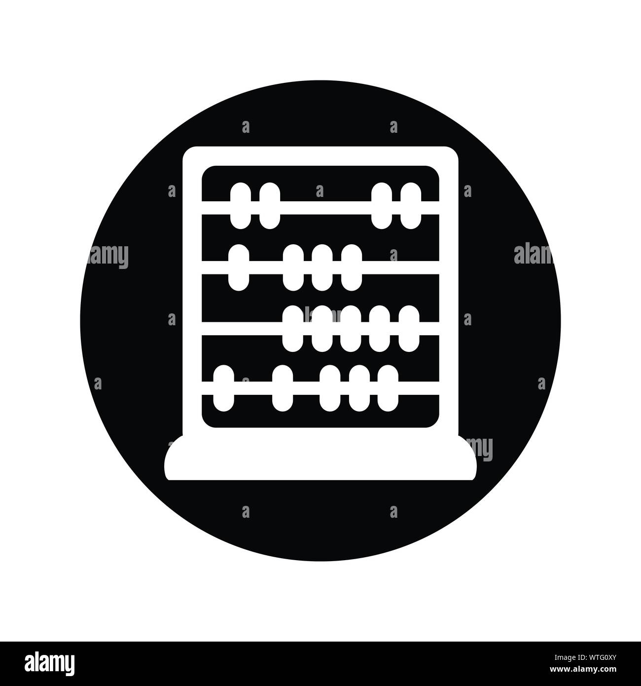 Vector Abacus Icon Stock Vector Image & Art - Alamy