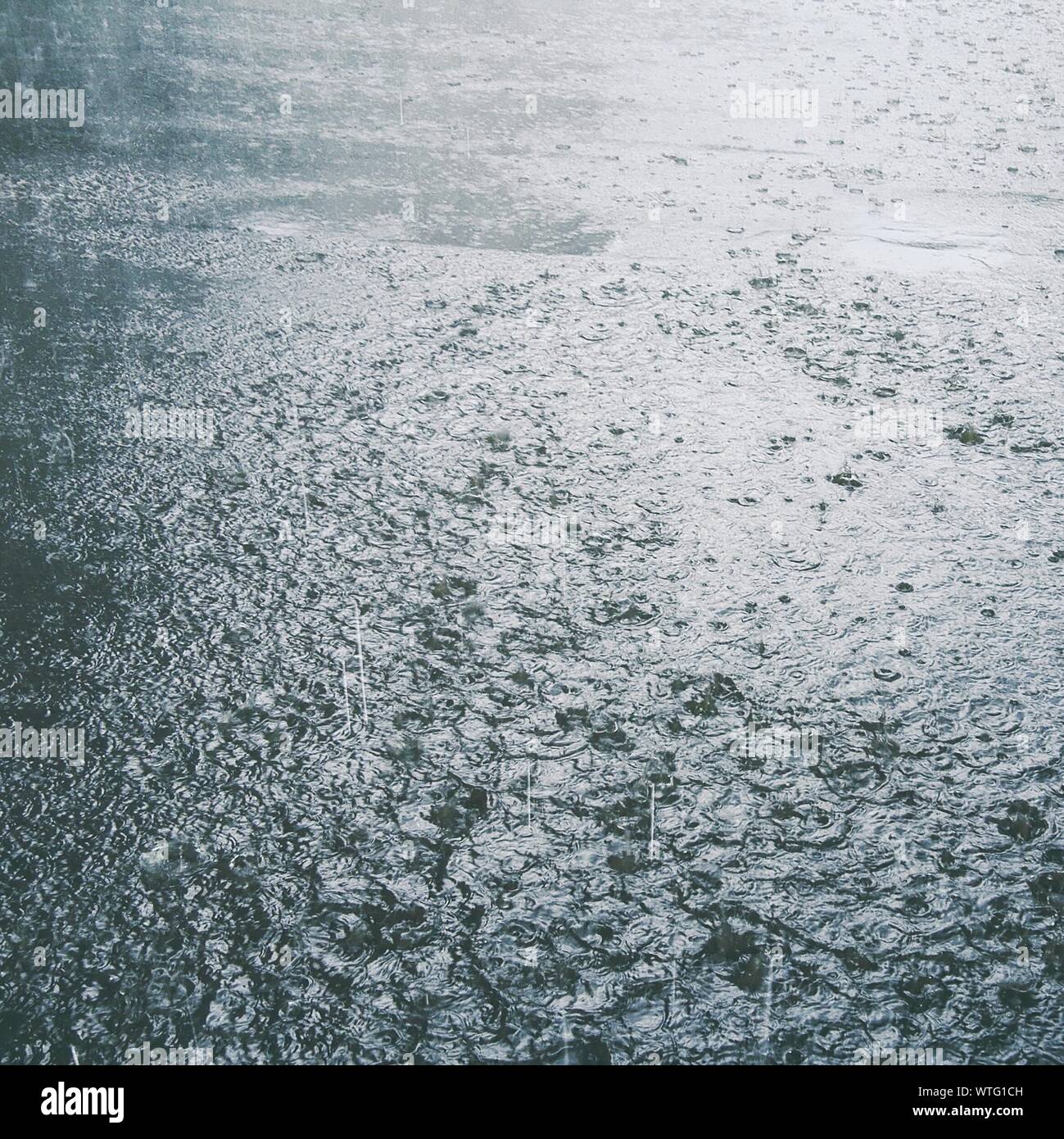 Street view in the rain hi-res stock photography and images - Alamy