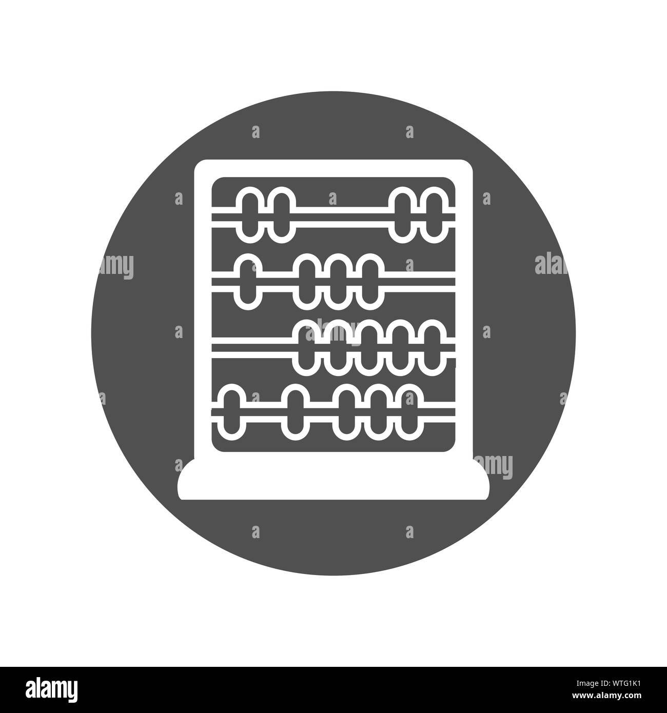 Vector Abacus Icon Stock Vector Image & Art - Alamy