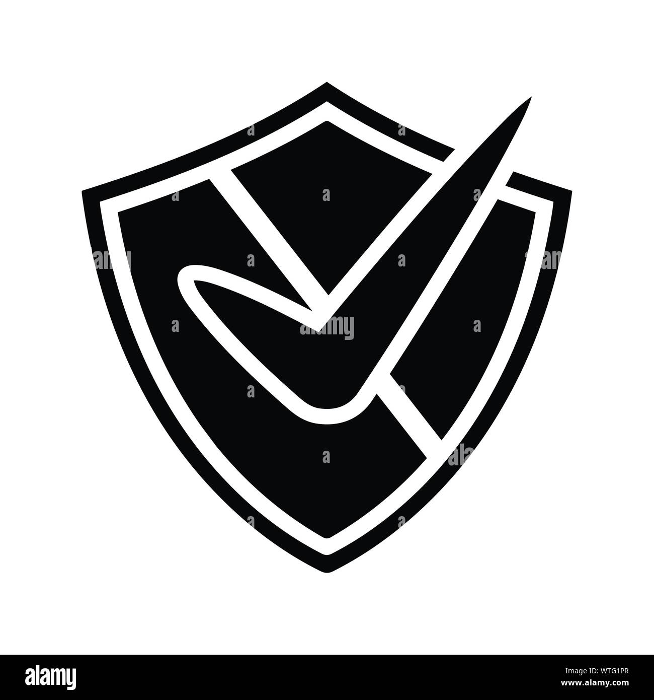 Active safety shield Stock Vector Images - Alamy
