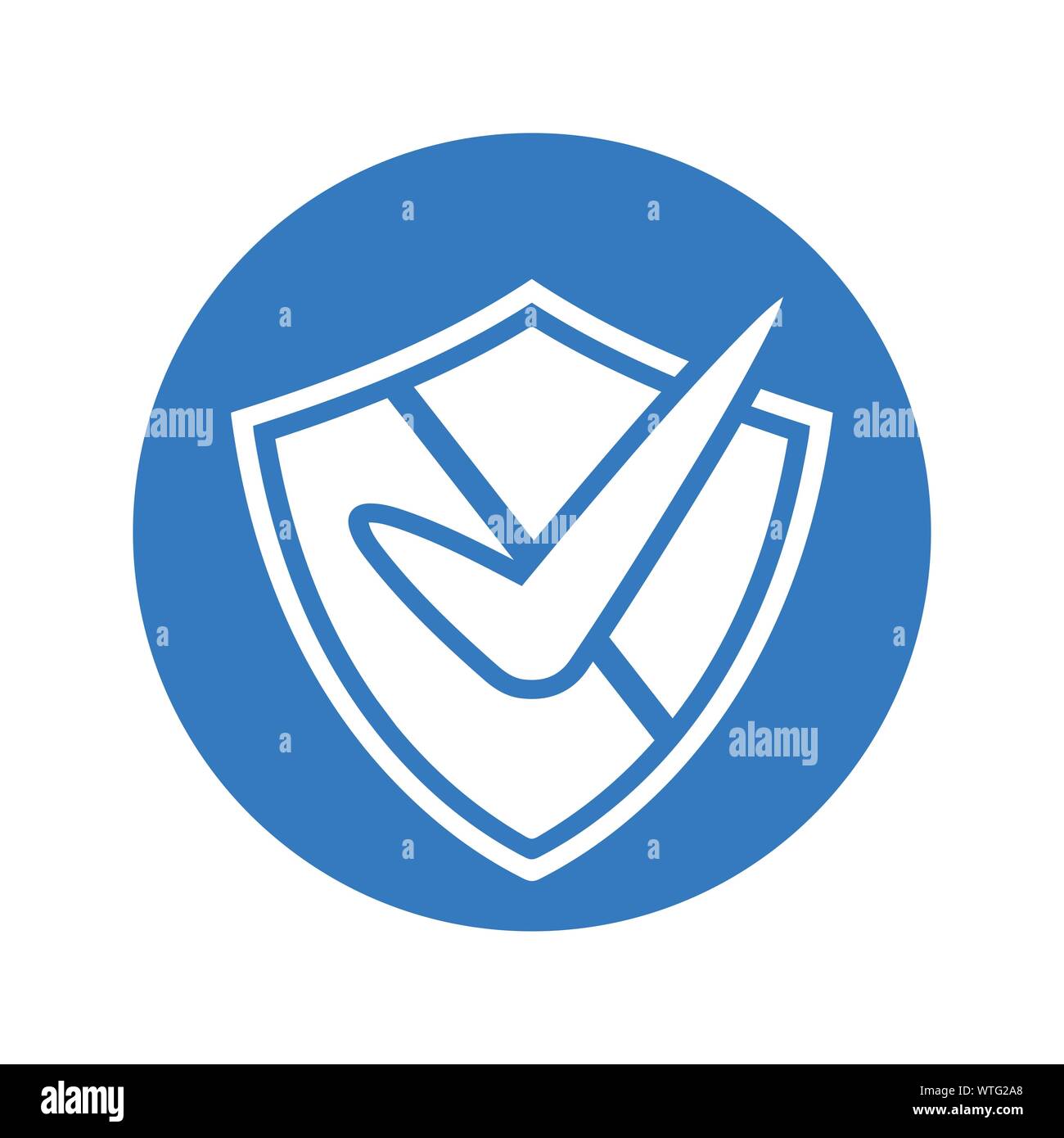 Active security Shield Icon Stock Vector Image & Art - Alamy