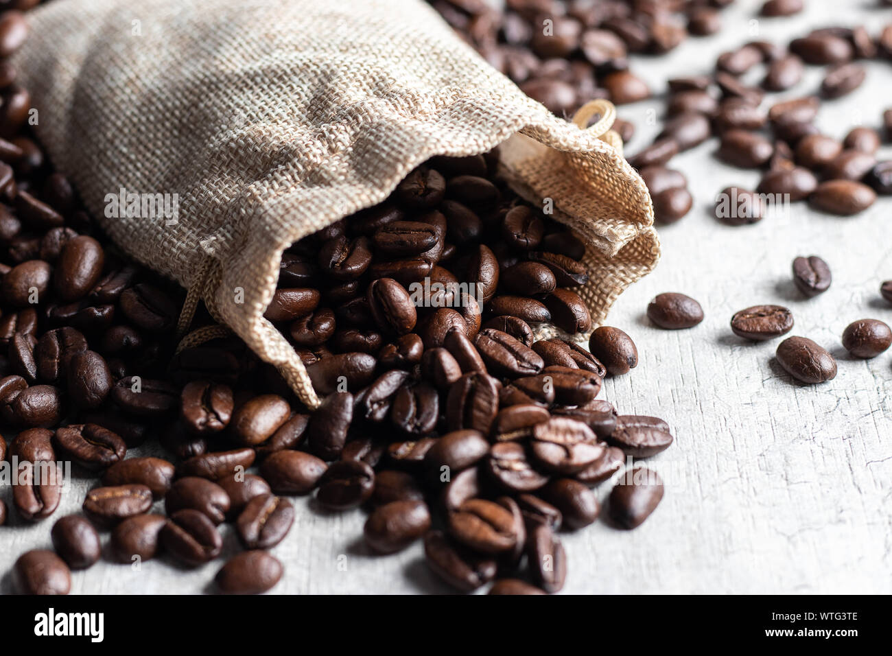 Coffee beans freshly roasted Stock Photo - Alamy