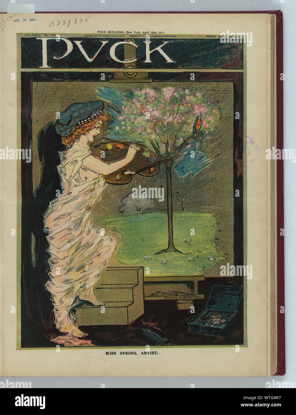 Artist by frank a nankivell hi-res stock photography and images - Alamy