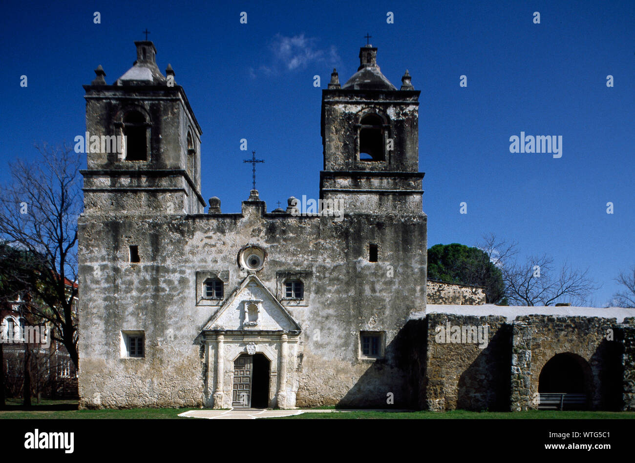 Mission Concepcion, one of five missions in Old San Antonio, Texas ...