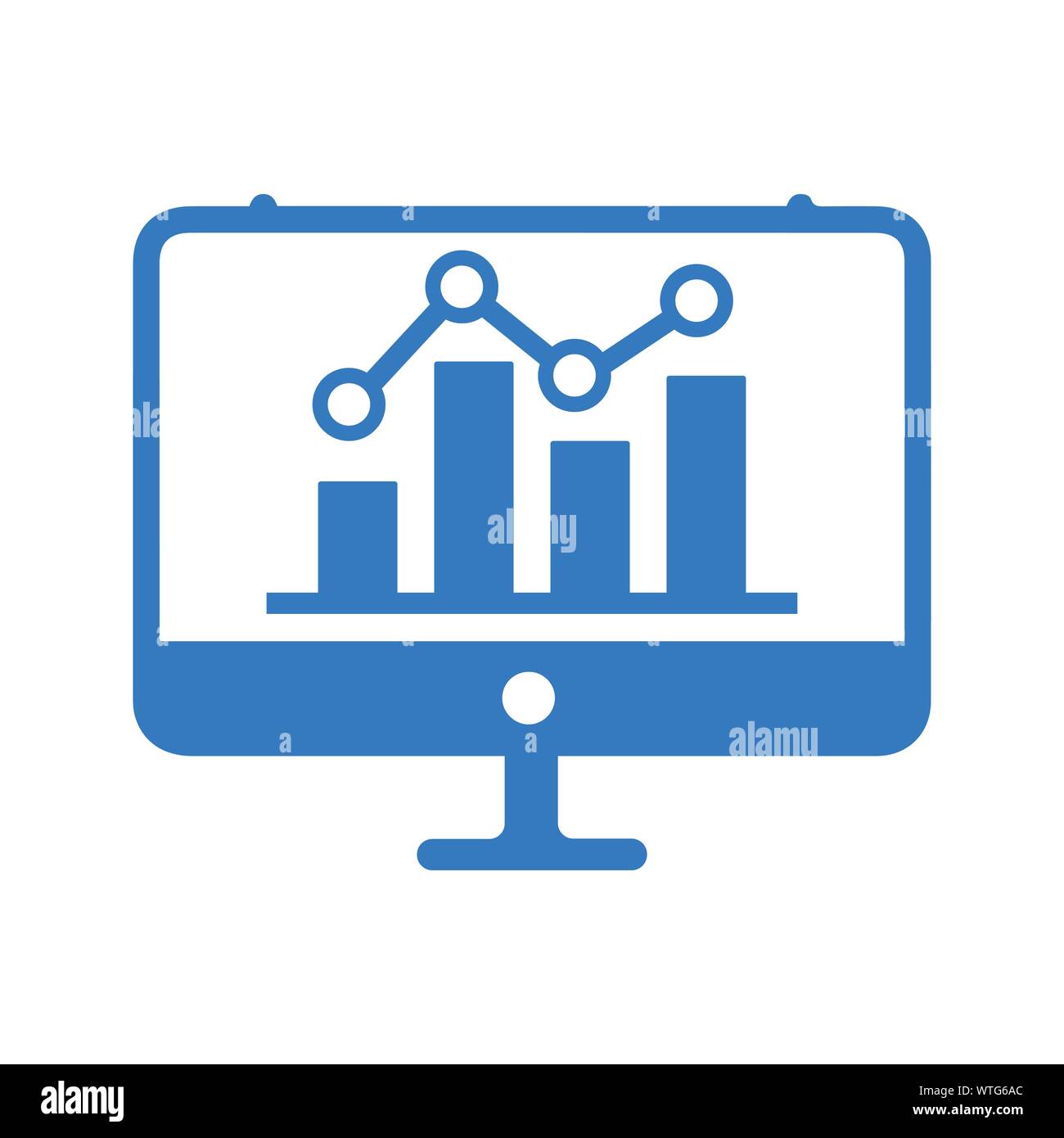 Analysis Report Icon, Chart, Analytics Stock Vector Image & Art - Alamy