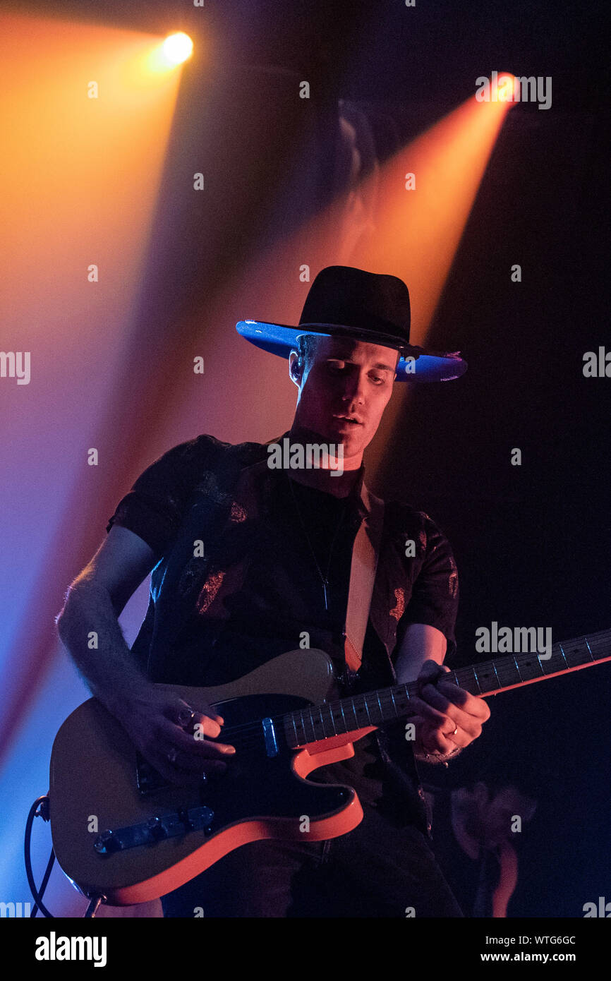 August 27, 2019, Madison, Wisconsin, U.S: TOM HOWIE of Bob Moses at The ...