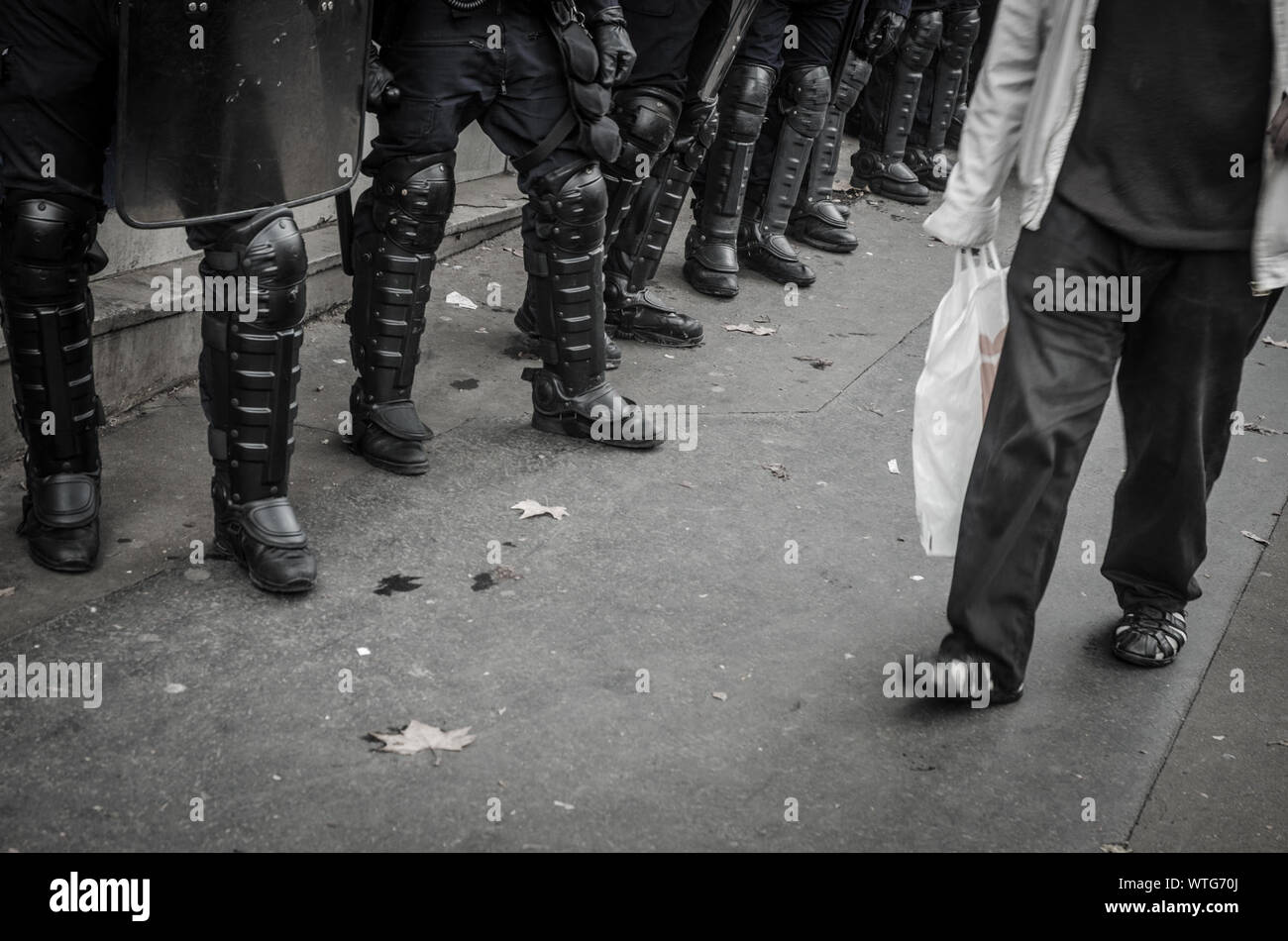 Low people walking street city motion hi-res stock photography and ...
