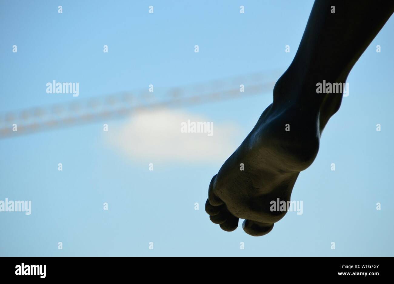 Dangling foot hi-res stock photography and images - Alamy