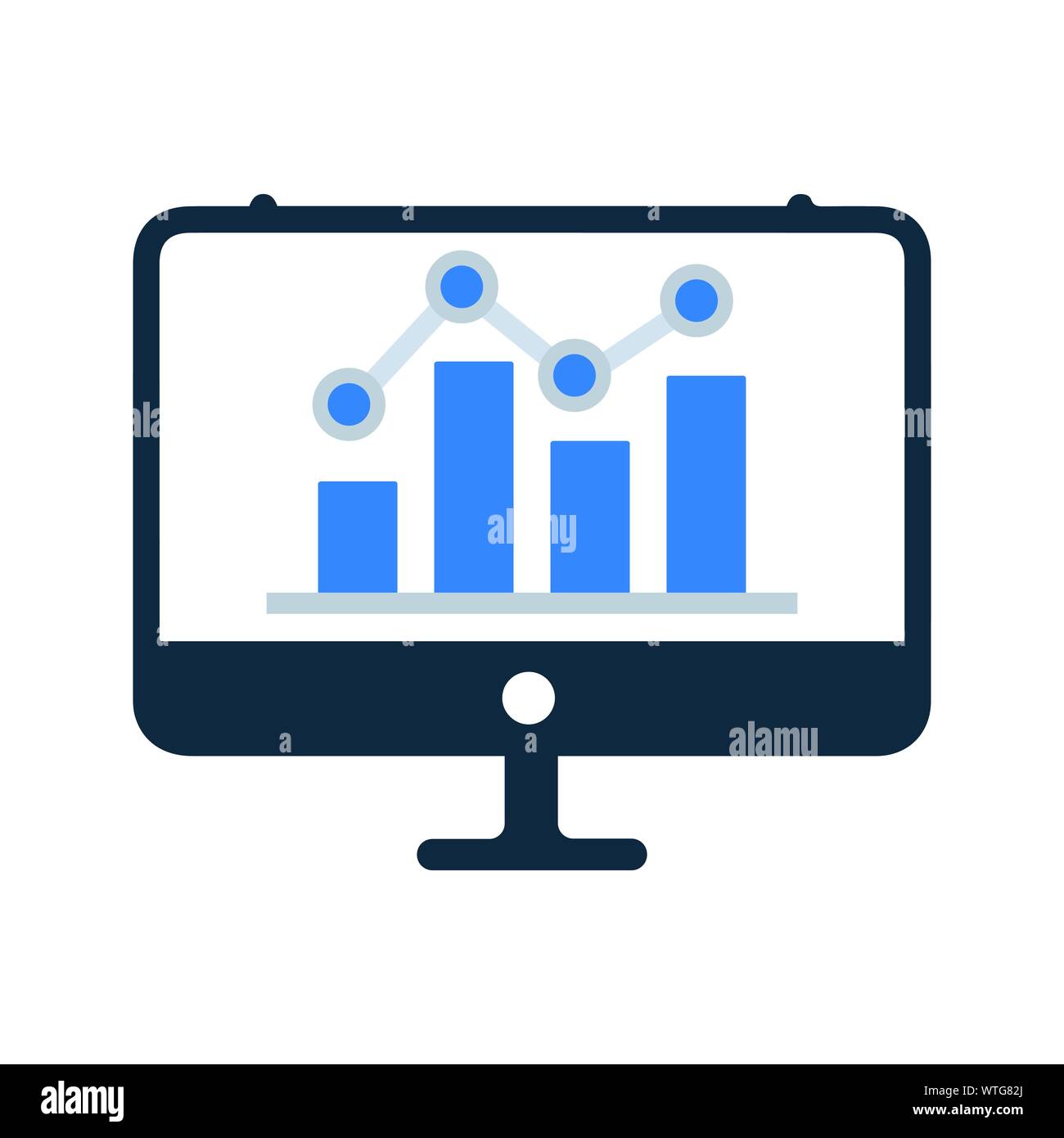 Analysis Report Icon, Chart, Analytics Stock Vector Image & Art - Alamy